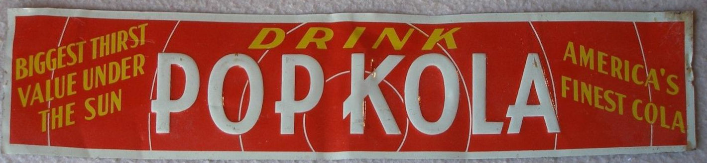 Pop Kola - Big Boy Bottling - Terre Haute Indiana – EdgyHaute